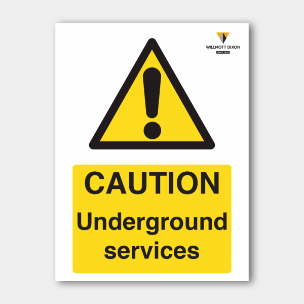 Caution Underground Services – Construction