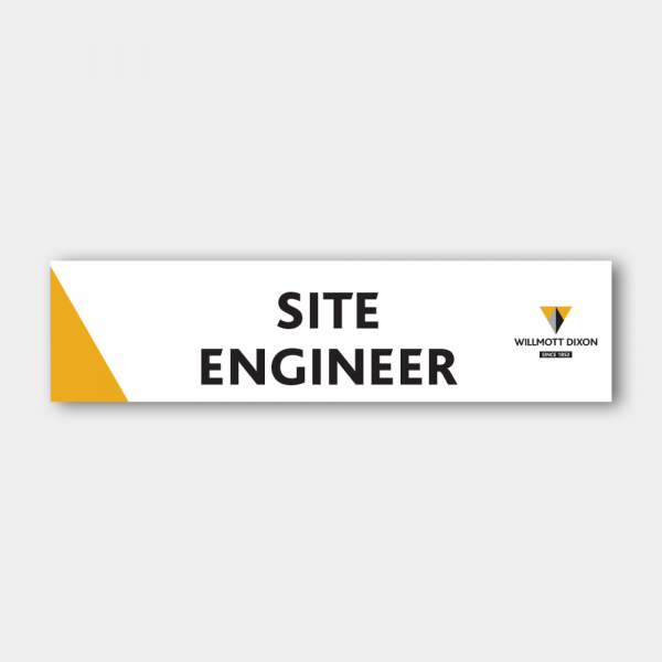 Site Office Door Sign – Construction