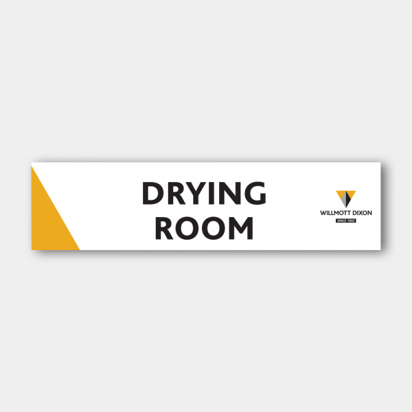 Drying Room Door Sign – Construction