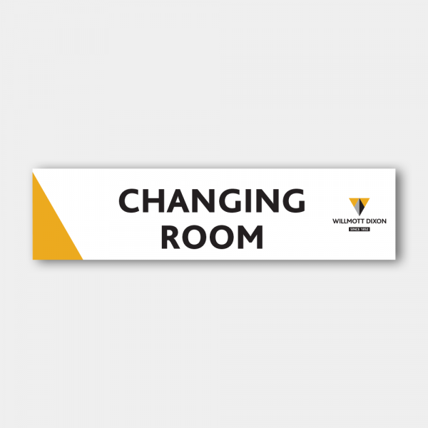 Changing Room Door Sign – Construction