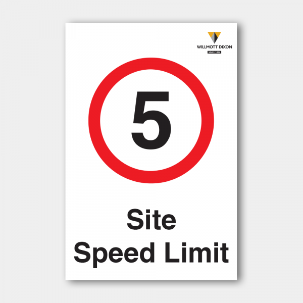 5 Site Speed Limit – Construction