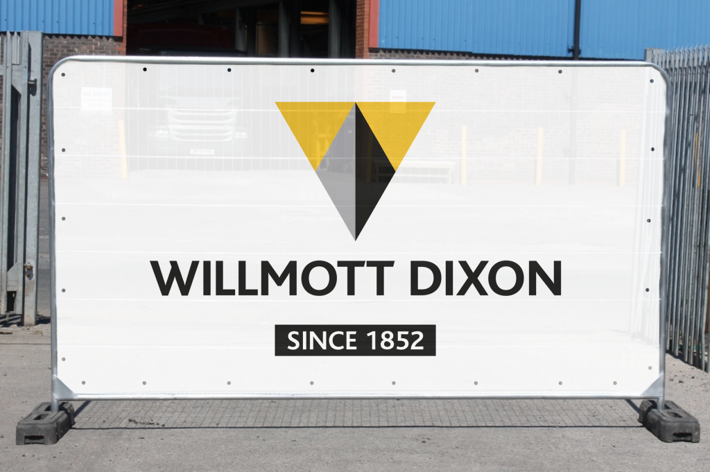 Willmott Dixon Branded Heras Fencing – Construction