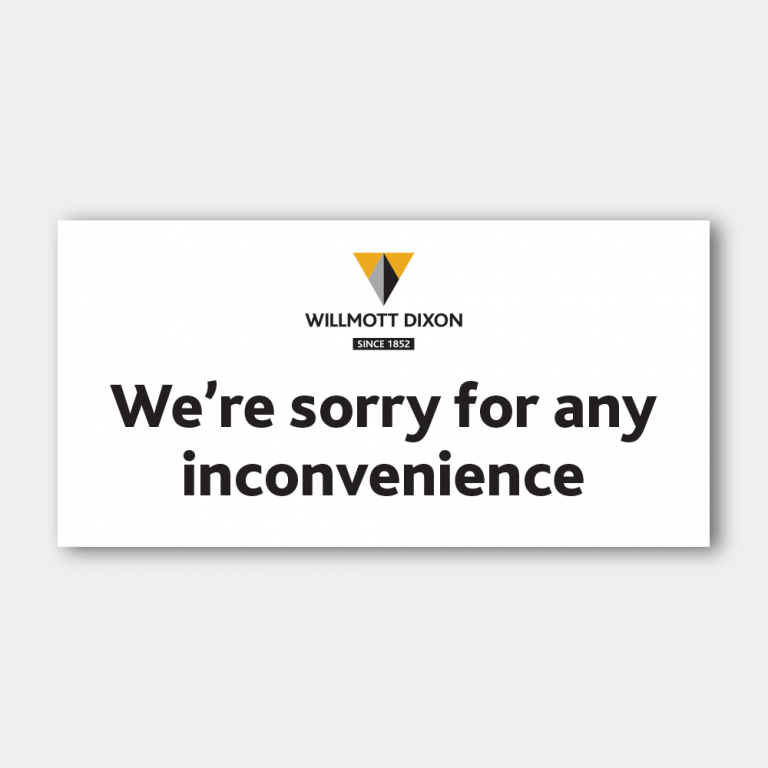 Large Inconvenience Board – Construction