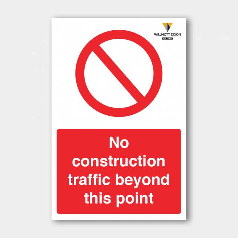 Category: Prohibition Signs | Construction