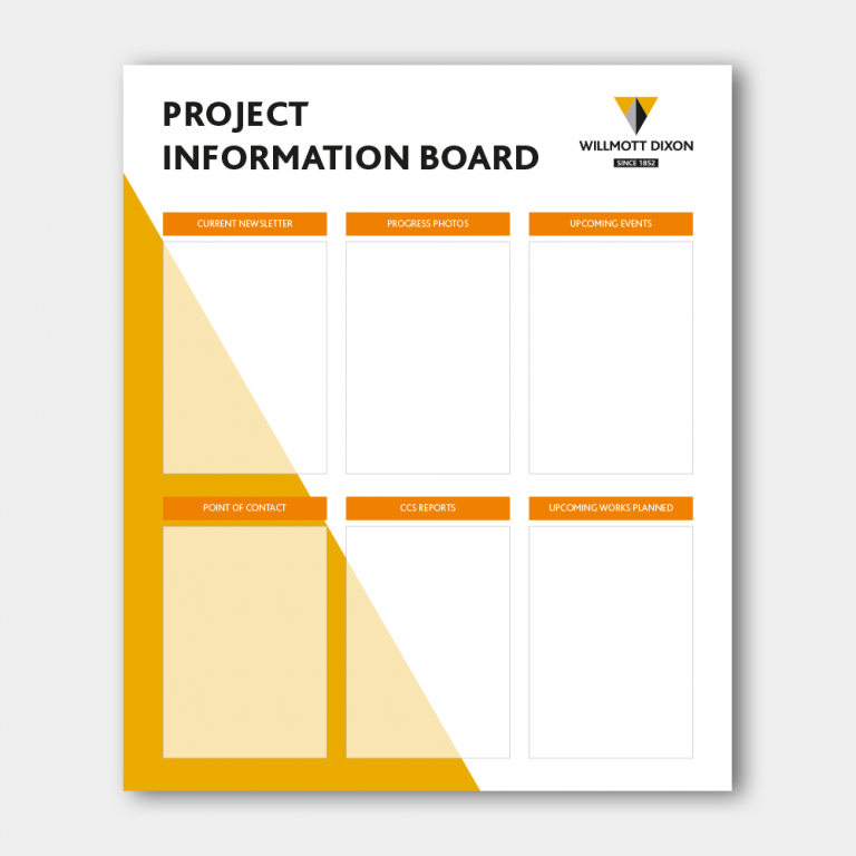 Project Information Board – Construction