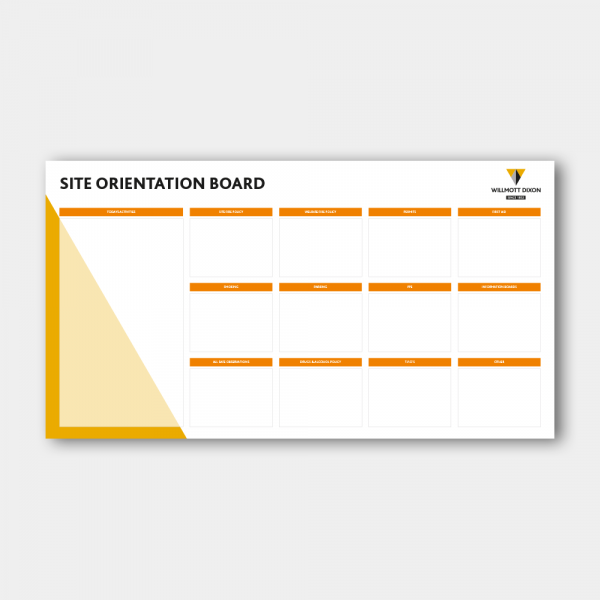 Site Orientation Board – Construction