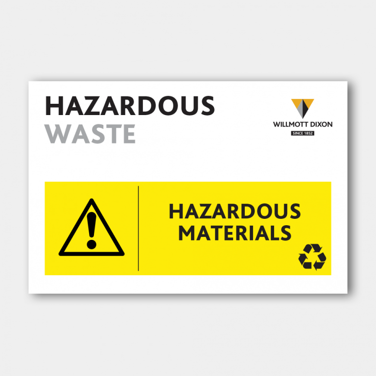 Food Waste Skip Sign – Construction